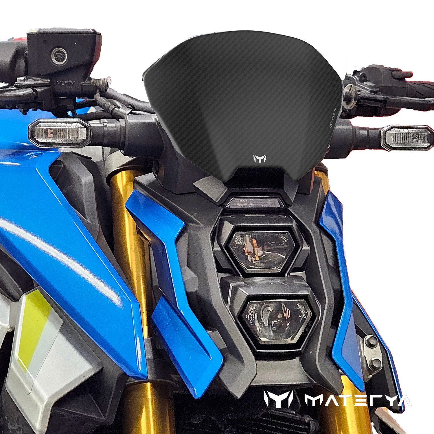Flyscreen for SUZUKI GSX-S 950/1000 - Carbon Fiber Matte Finish - MATERYA