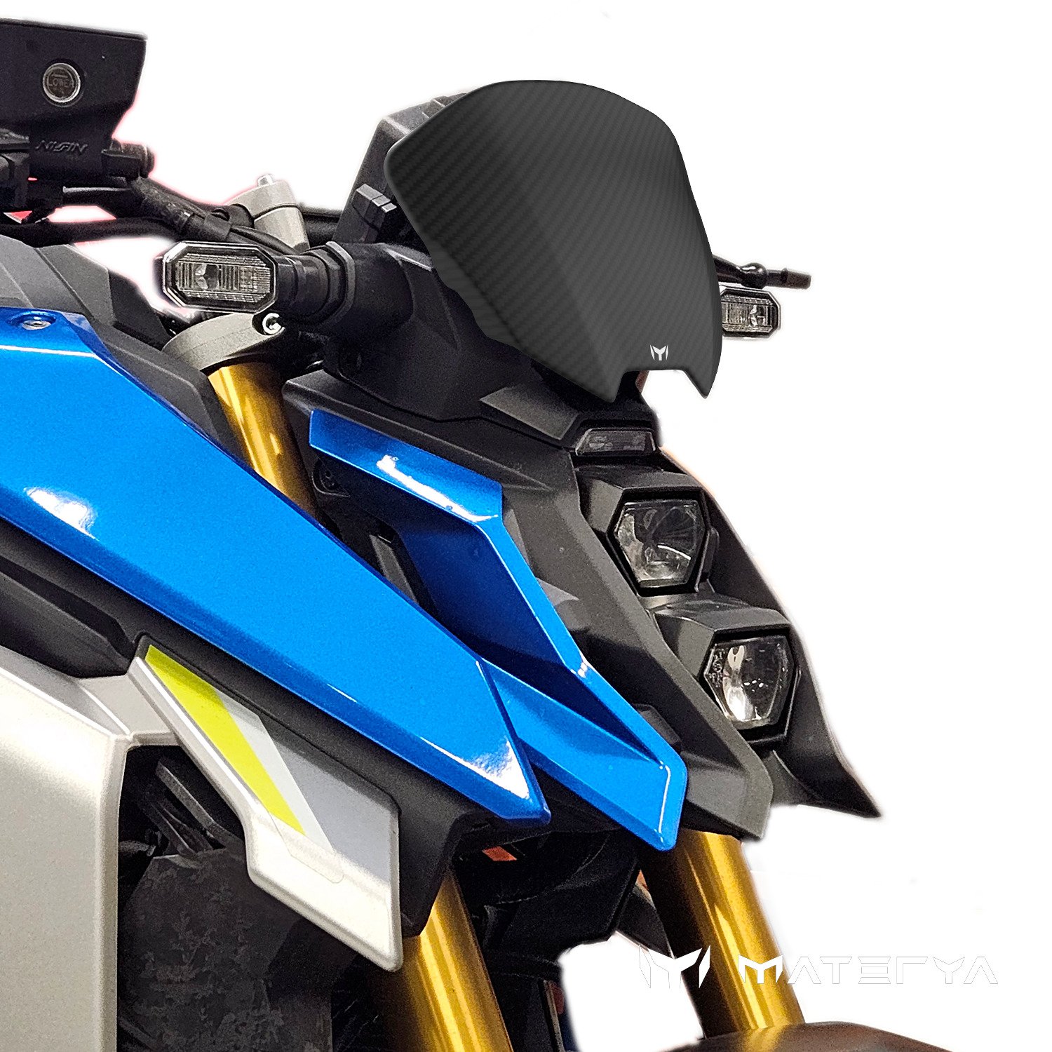 Flyscreen for SUZUKI GSX-S 950/1000 - Carbon Fiber Matte Finish - MATERYA
