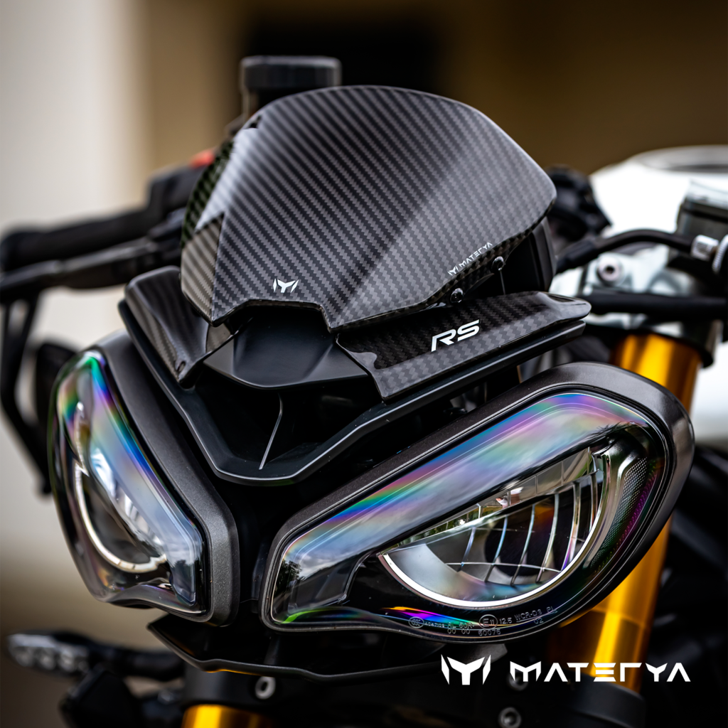 FlyScreen for Triumph Street Triple 765 RS/R - Carbon Fiber - MATERYA